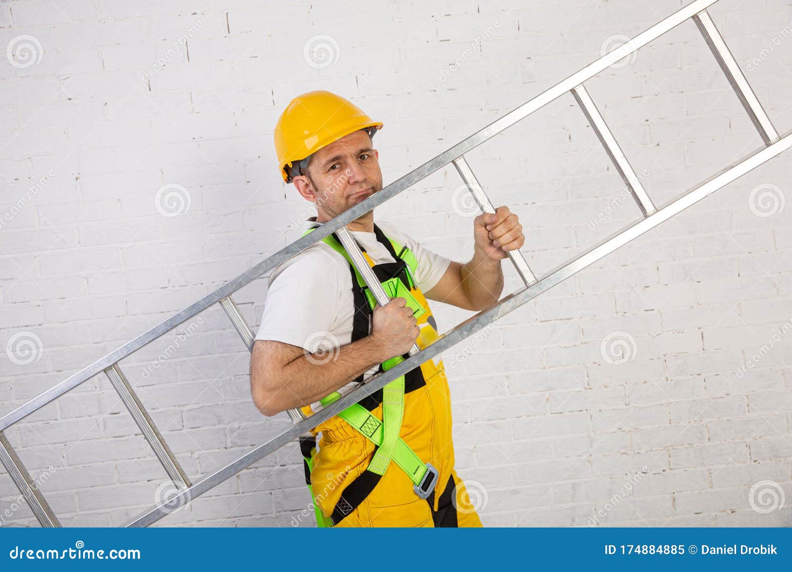 A Professional Painter Compact and Ready To Work at Any Time. Stock ...