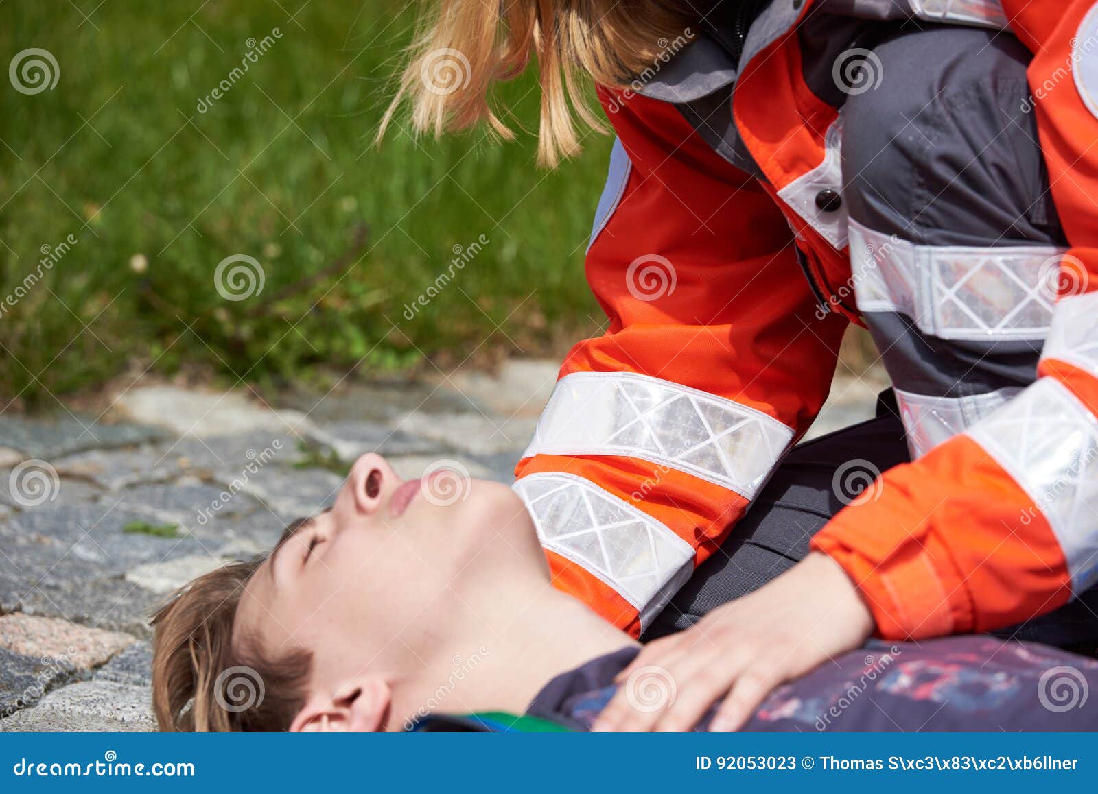 Professional paramedic stock image. Image of giving, help - 92053023