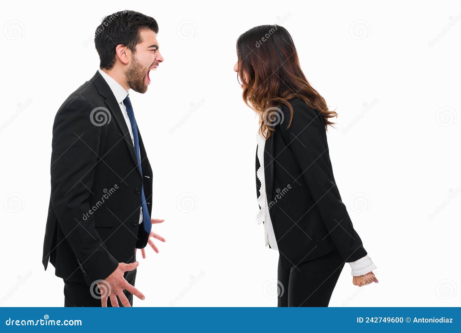 Professional People Hate Each Other Stock Photo - Image of adult ...