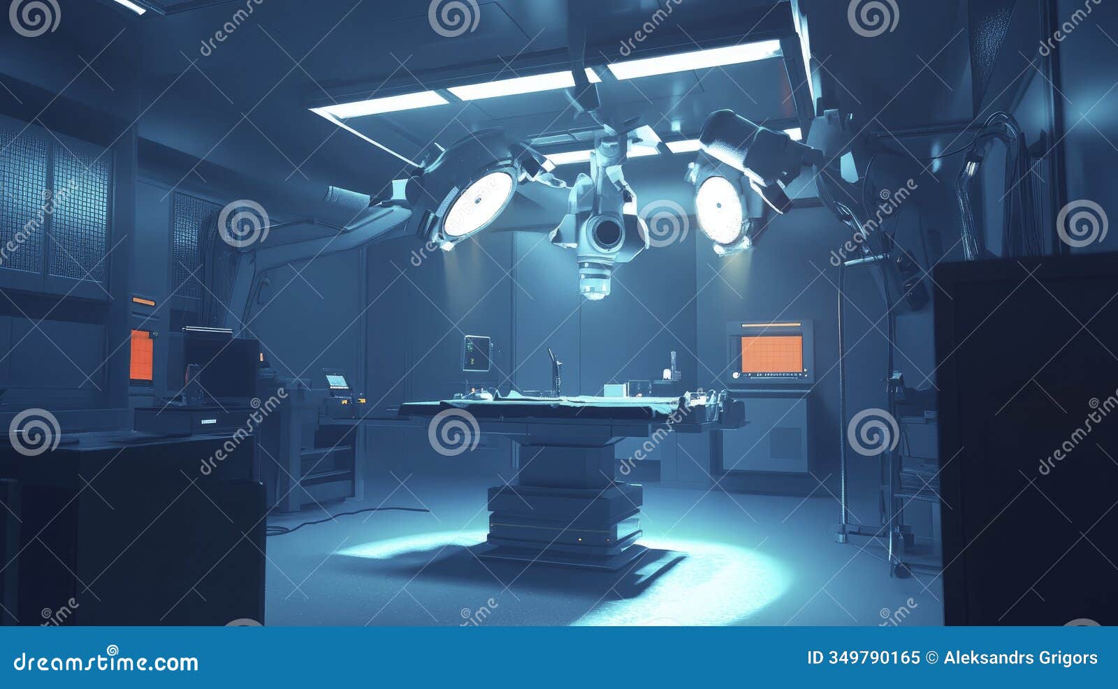 Professional Photo of Advanced Robotic Surgery in Progress, High-tech ...