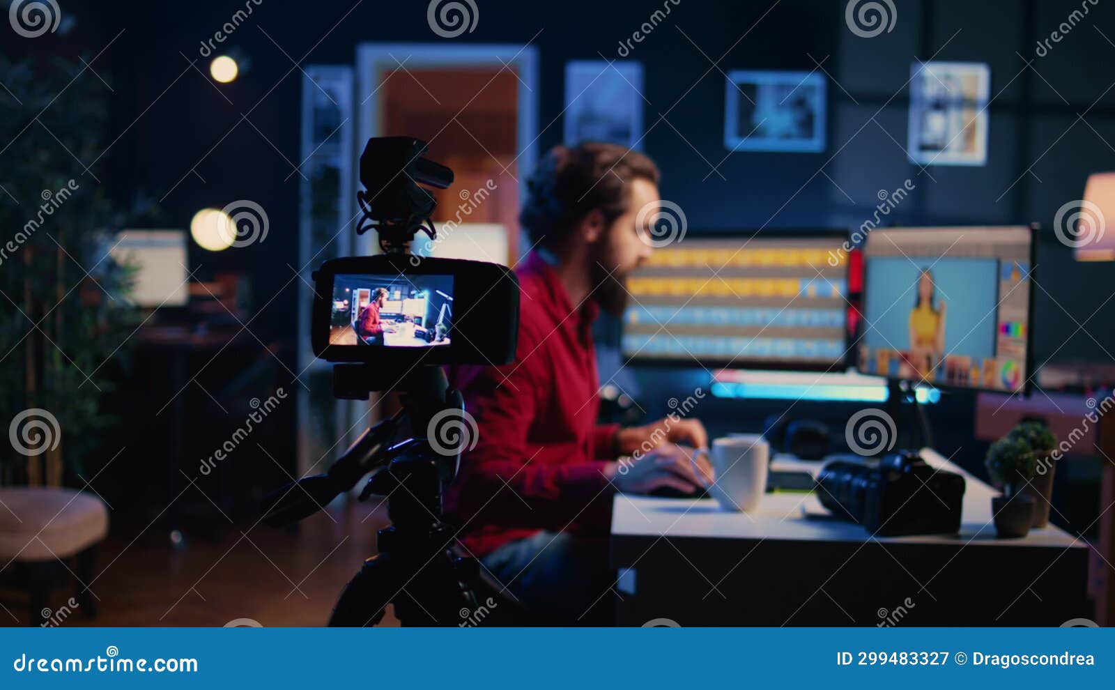 Professional Photo Editor Filming Picture Adjusting Tutorial for ...