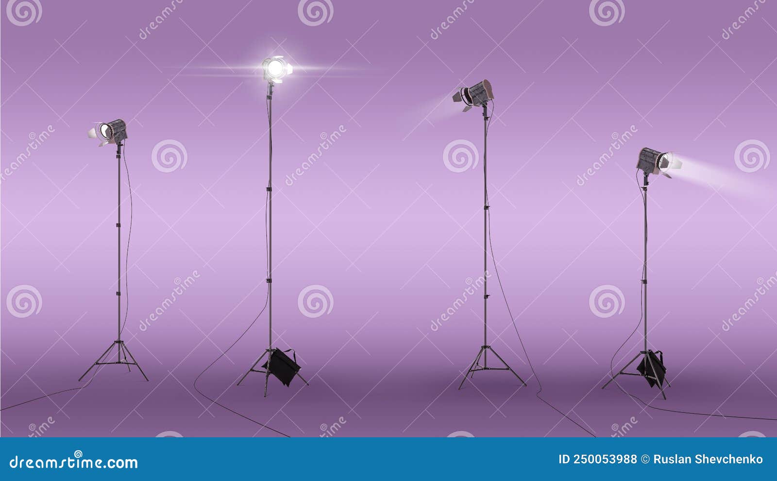 Studio Strobe Light Clipart On White Background Stock Photography ...