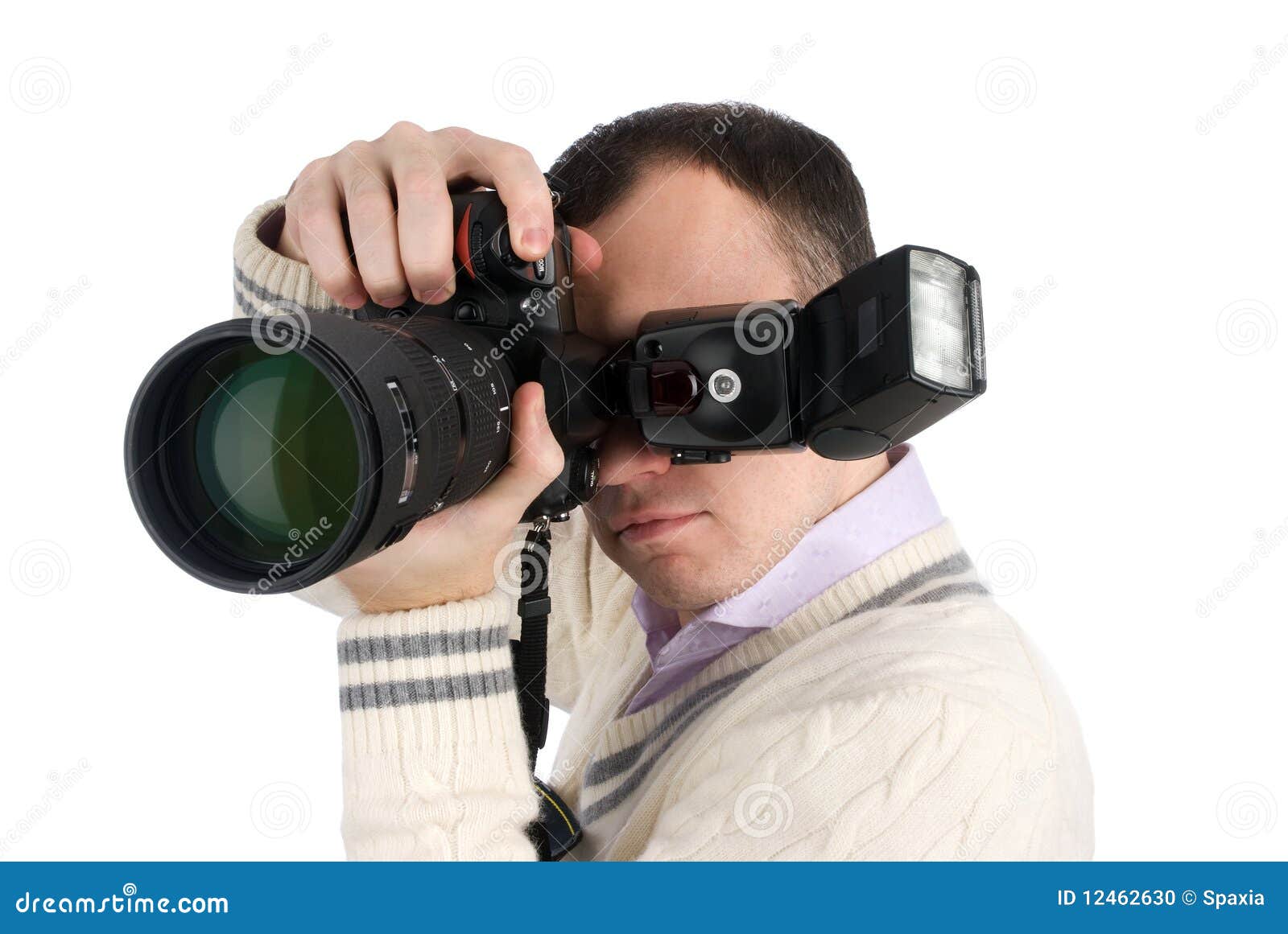 Professional photographer stock photo. Image of photograph - 12462630