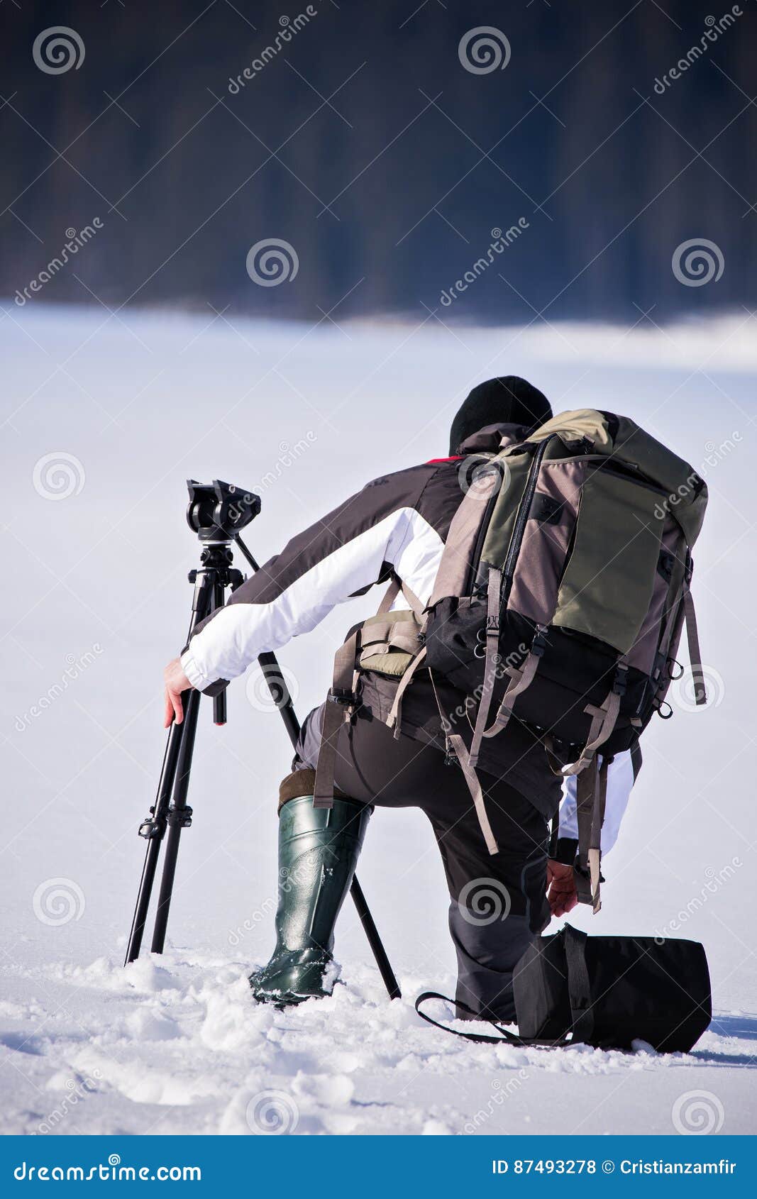 Professional Photographer Outdoor Stock Photo - Image of digital ...
