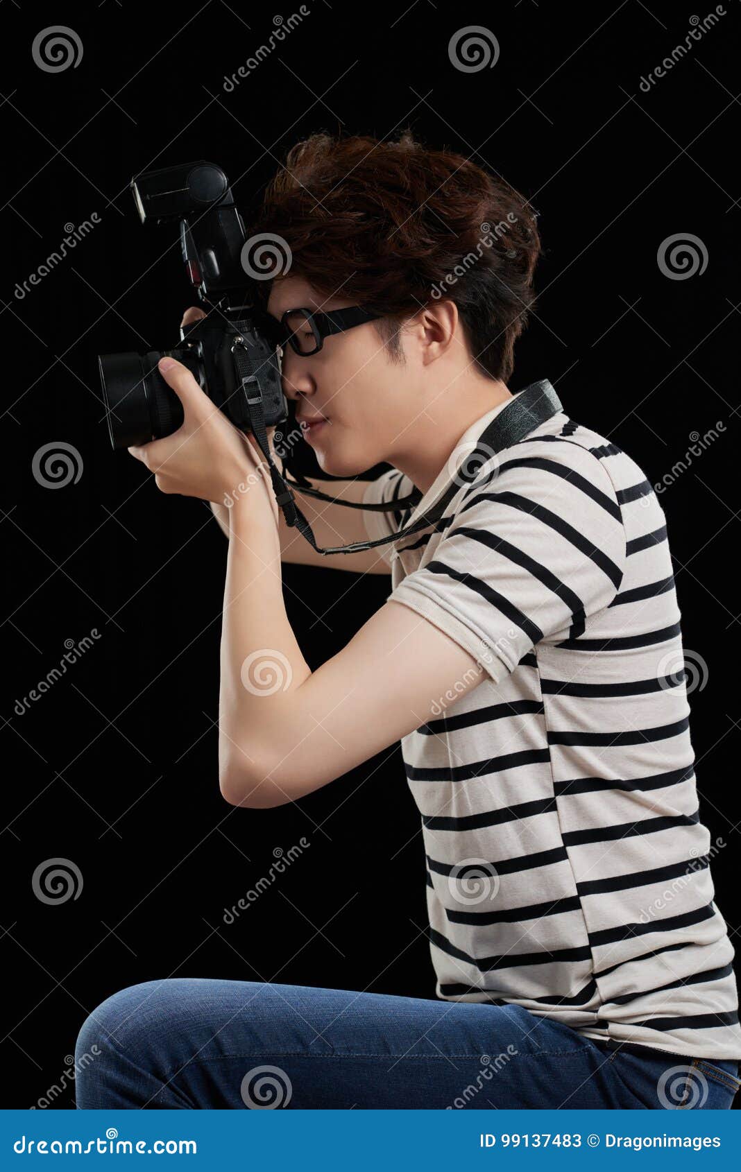 Professional photographer stock image. Image of studio - 99137483