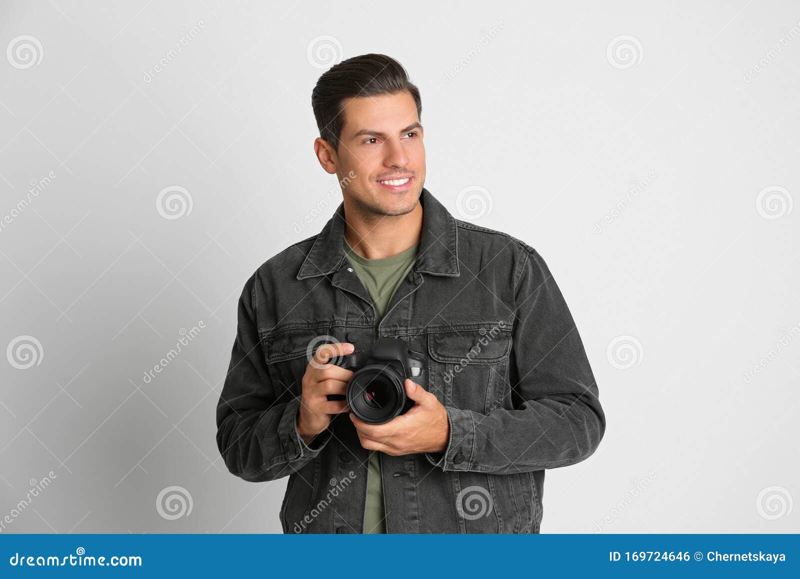 Professional Photographer Working Stock Photo - Image of photographing ...