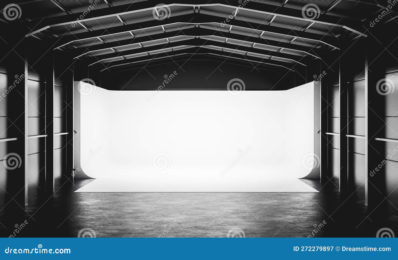 Professional Photography Studio with White Background Stock ...