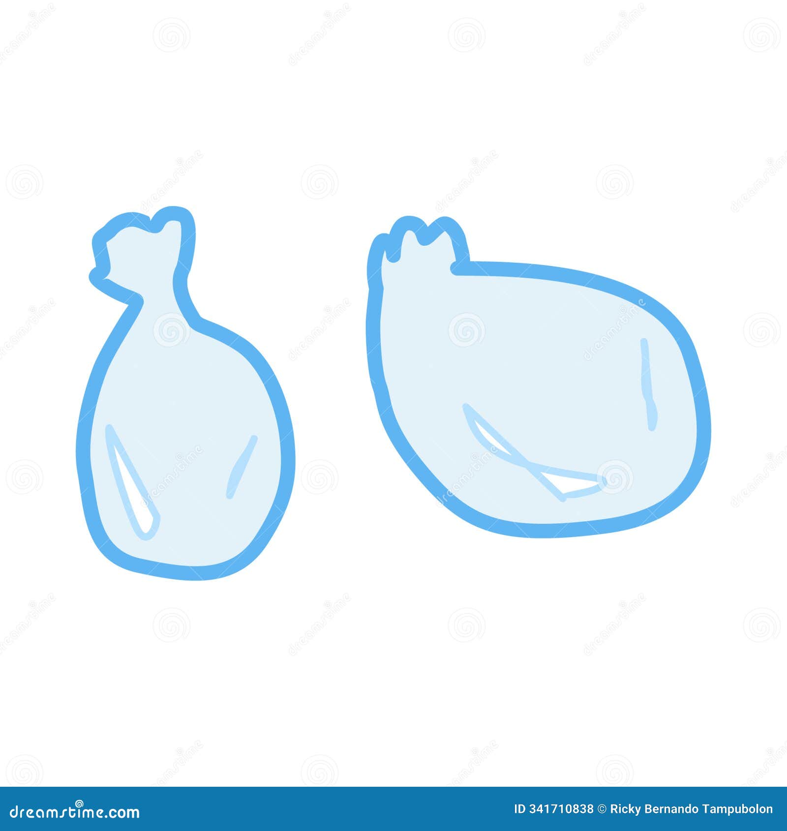 Say No To Plastic Bags. A Turtle Cartoon Is Requesting To Reduce The ...