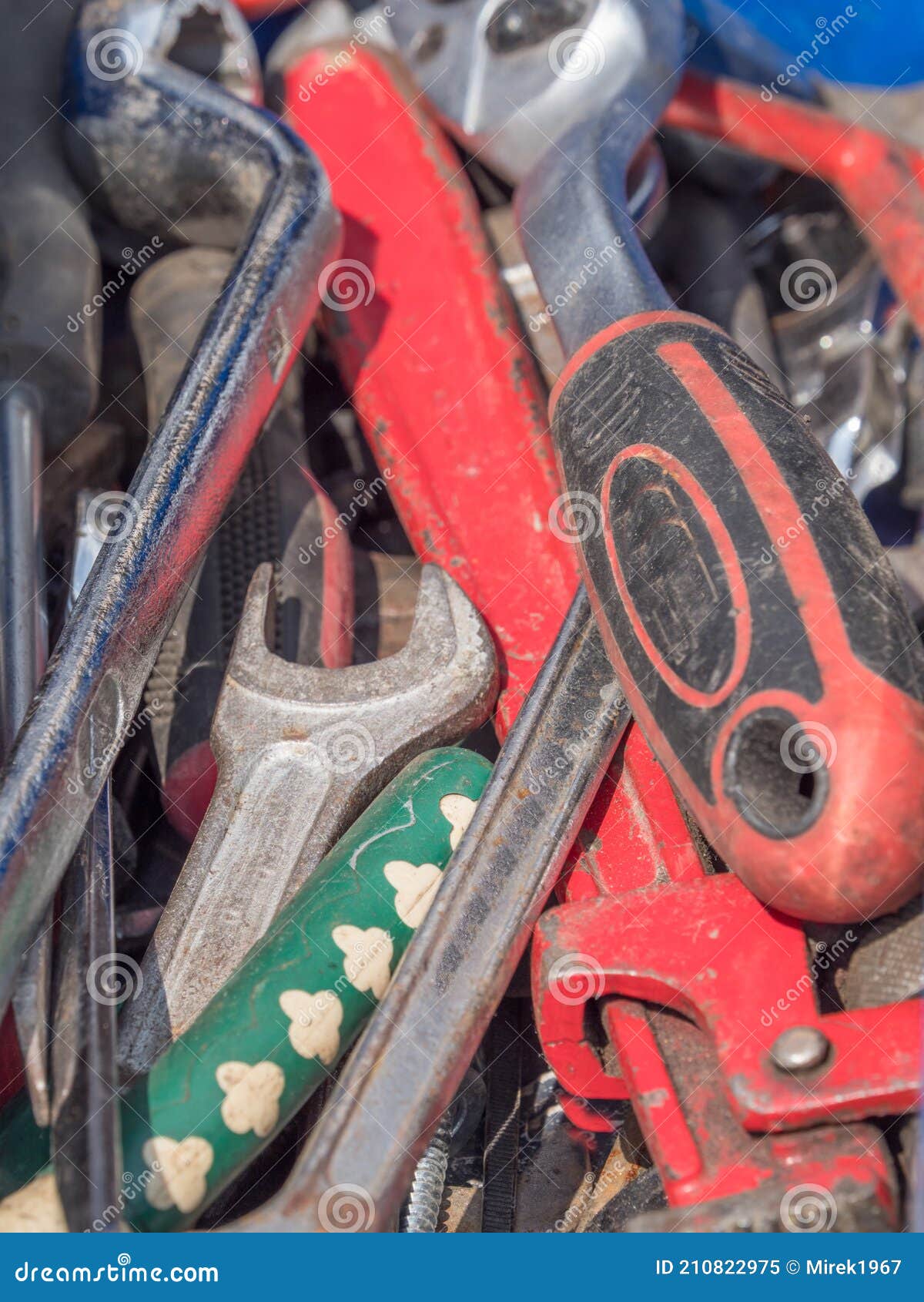 Professional Plumbing Tools Stock Image - Image of screwdriver, klucz ...