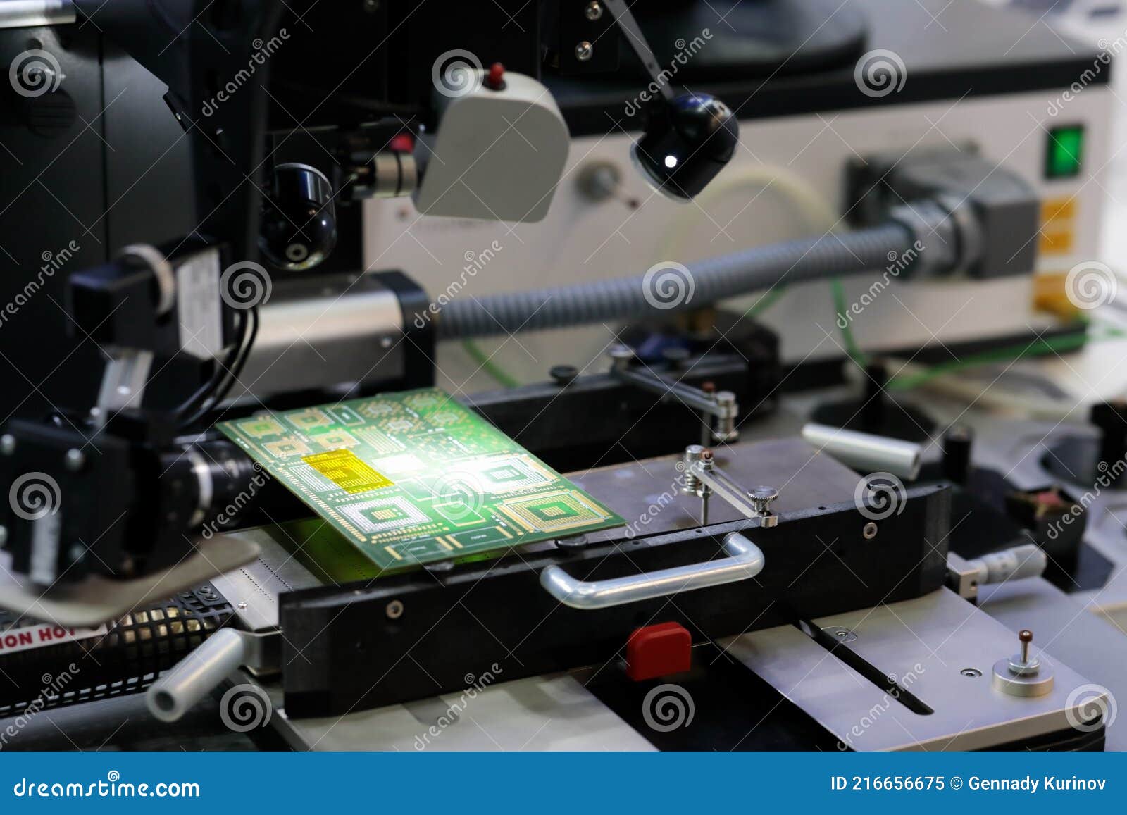 Professional Printed Circuit Boards Repair Machine Stock Image - Image ...