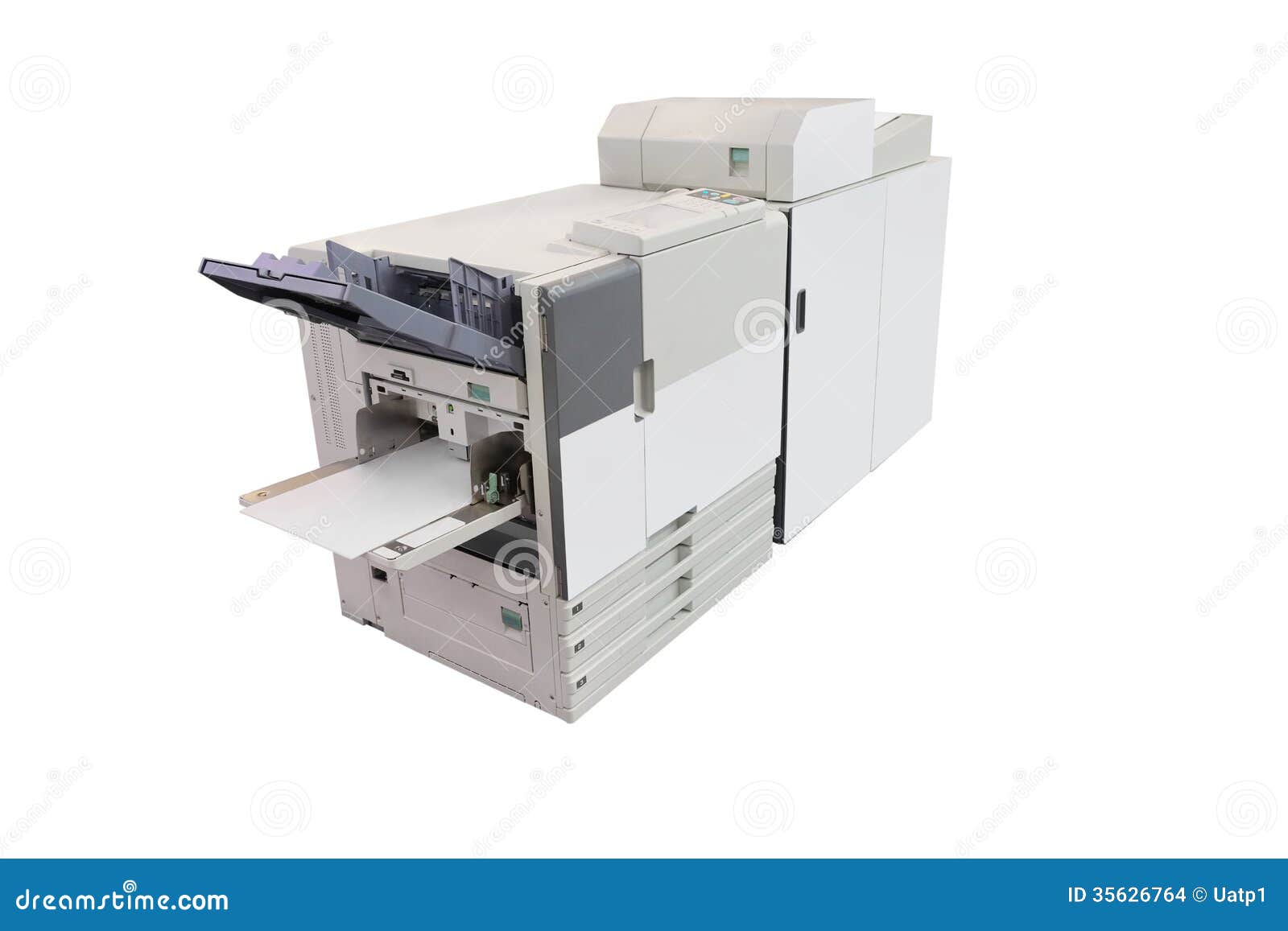 Professional Printing Machine Stock Photo - Image of output ...
