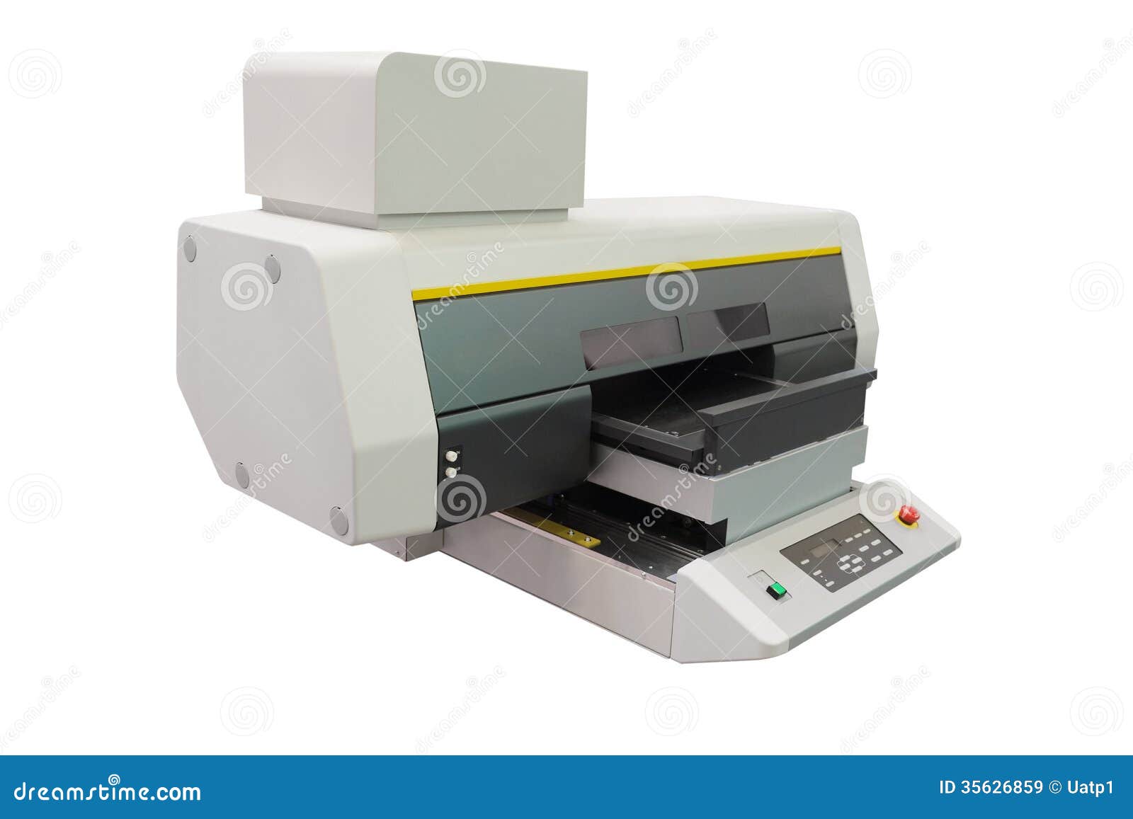 Professional Printing Machine Stock Image - Image of isolated ...