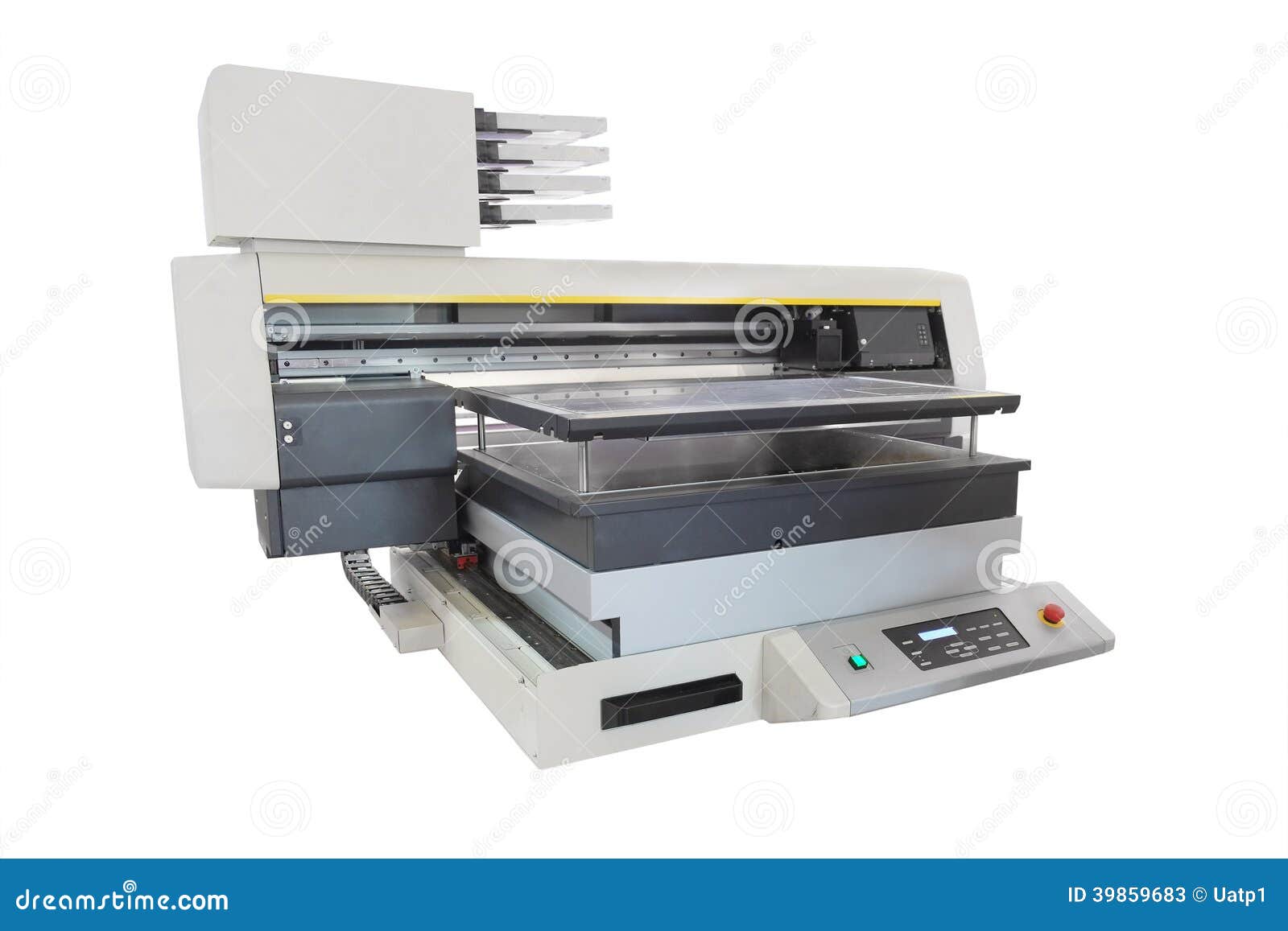A Professional Printing Machine Stock Image - Image of multiple ...