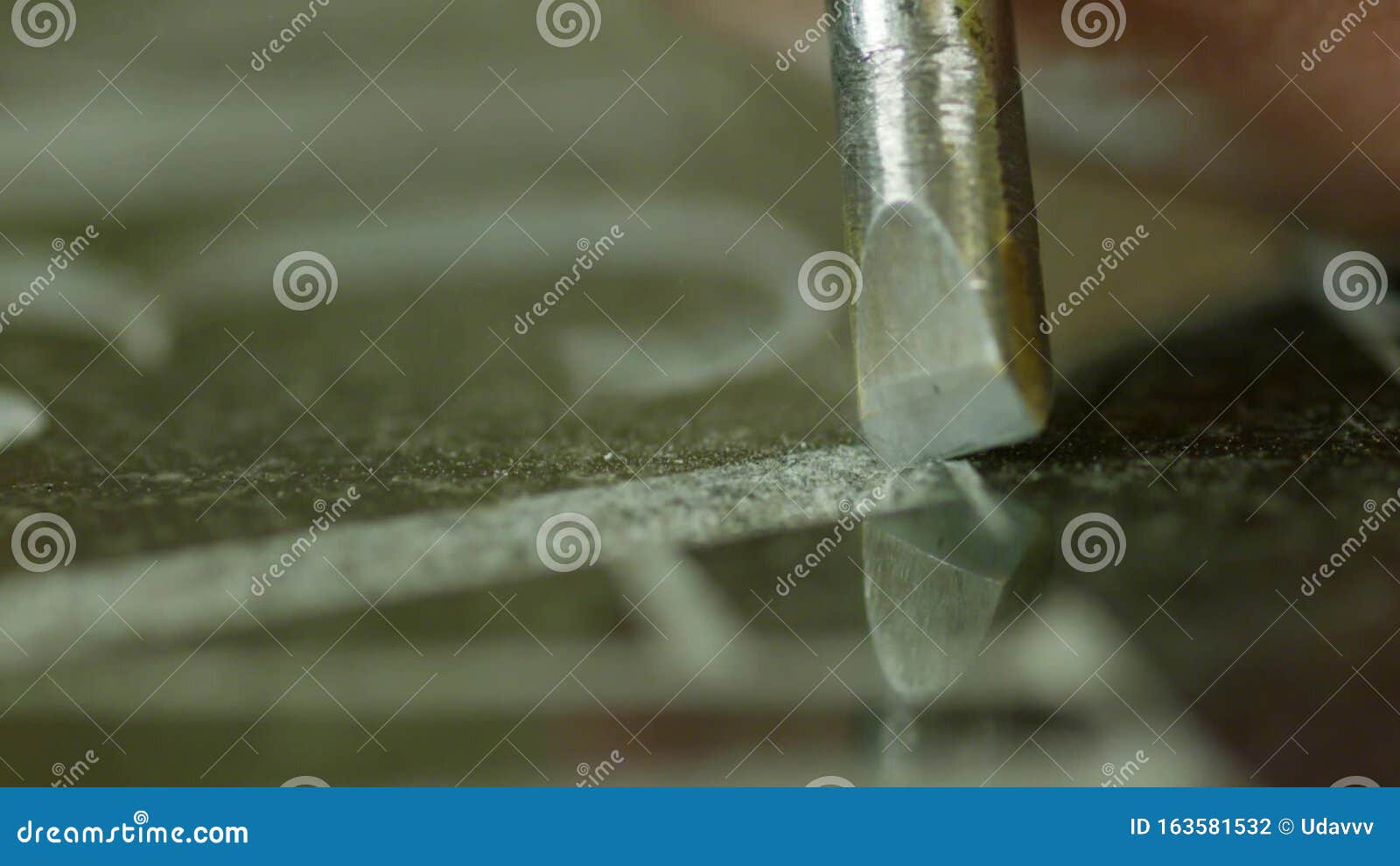 Professional Process of Manual Engraving Using Metallic Tool and Hammer ...