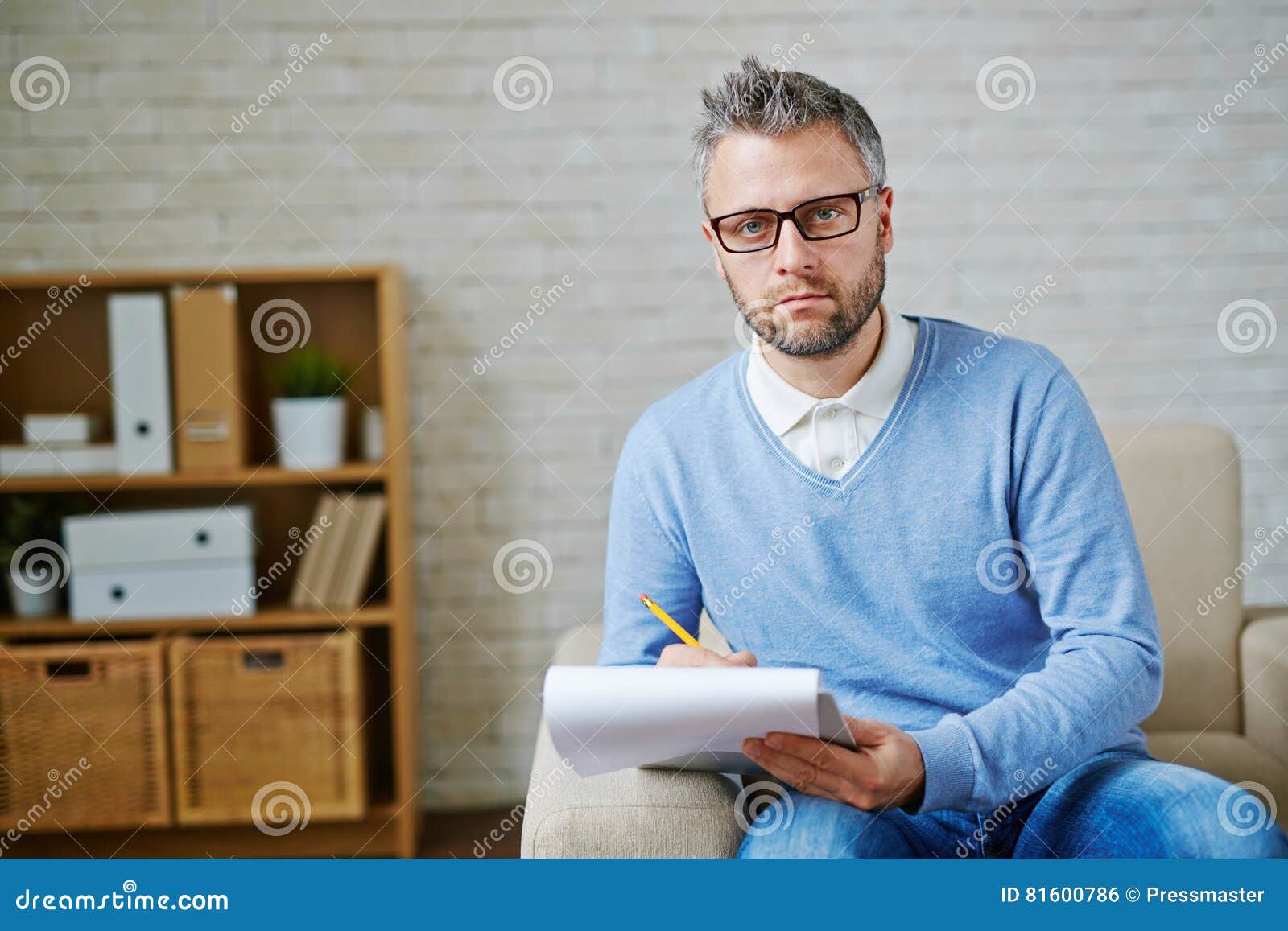 Professional psychologist stock photo. Image of young - 81600786