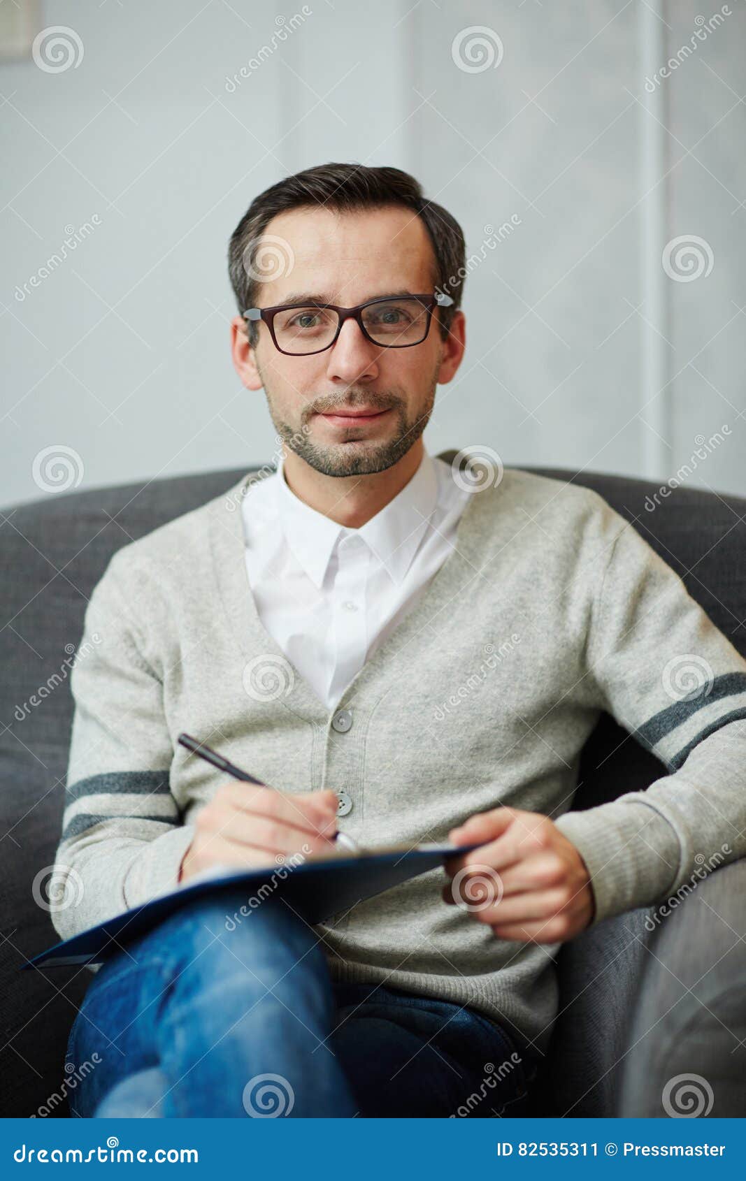 Professional psychologist stock image. Image of psychiatrist - 82535311