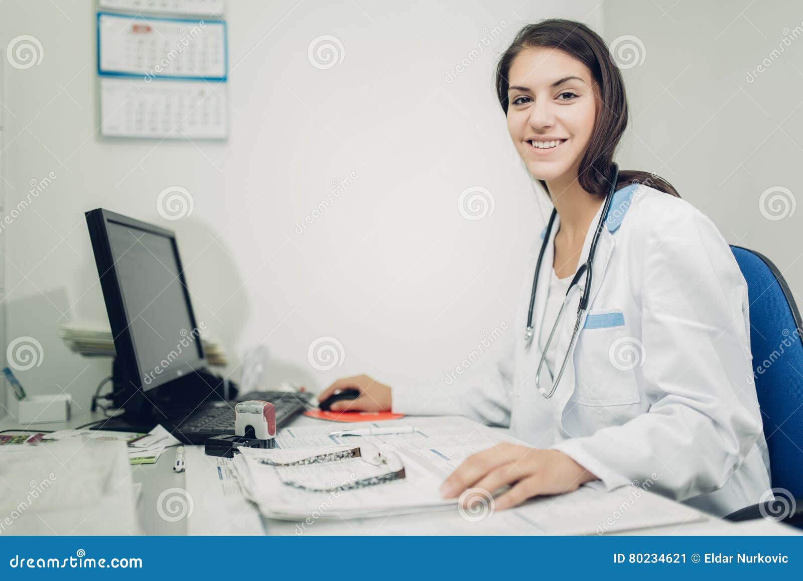 Professional Ready To Help Patients. Stock Image - Image of caucasian ...
