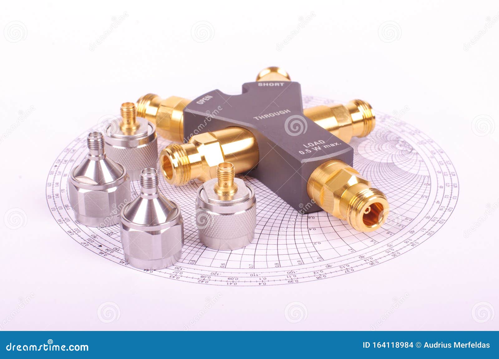 Professional RF Electronics VNA Calibrator Tool and Smith Chart Stock ...