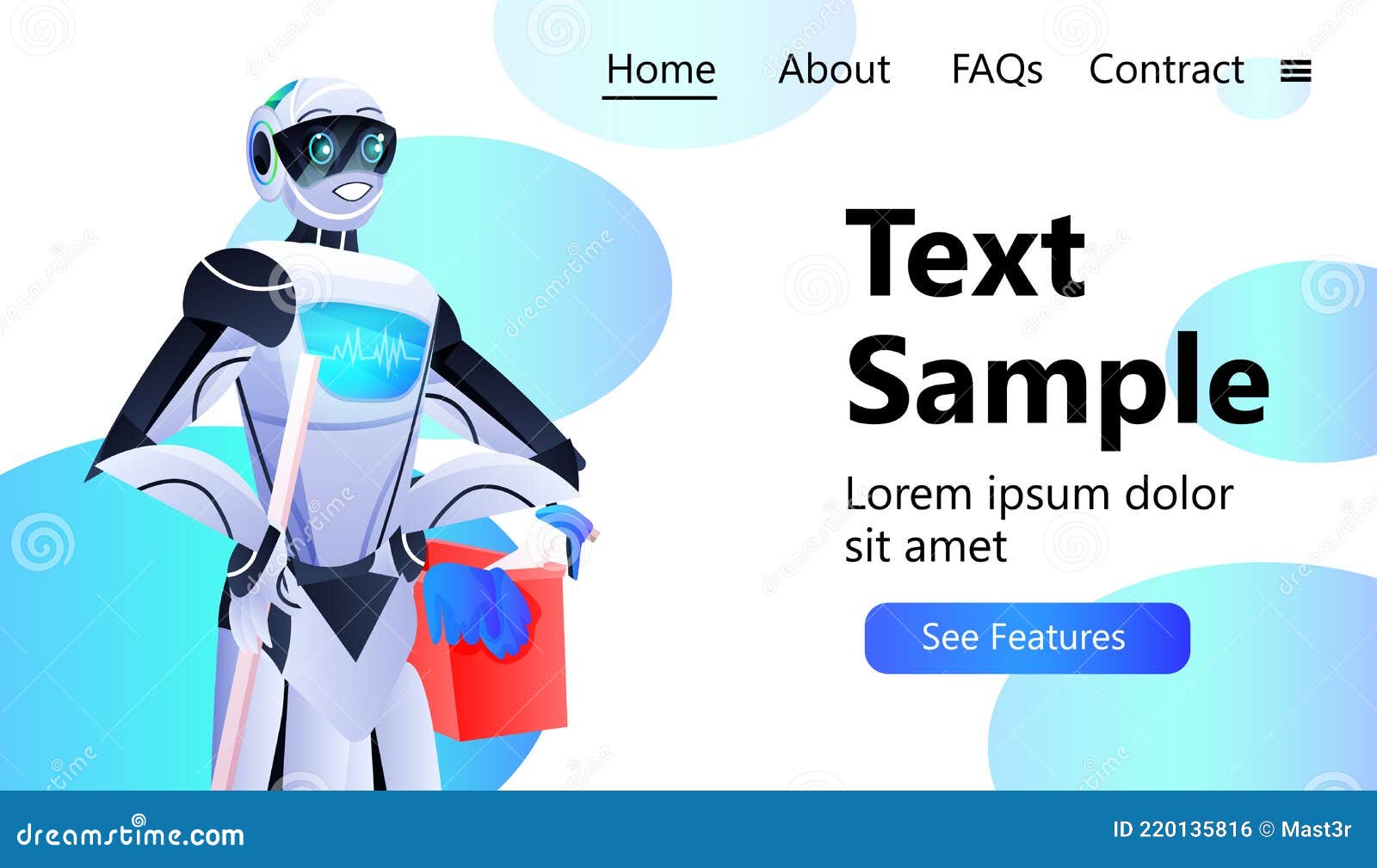 Robotic Janitor With Man Cleaner Sweeping And Cleaning Robot Vs Human ...