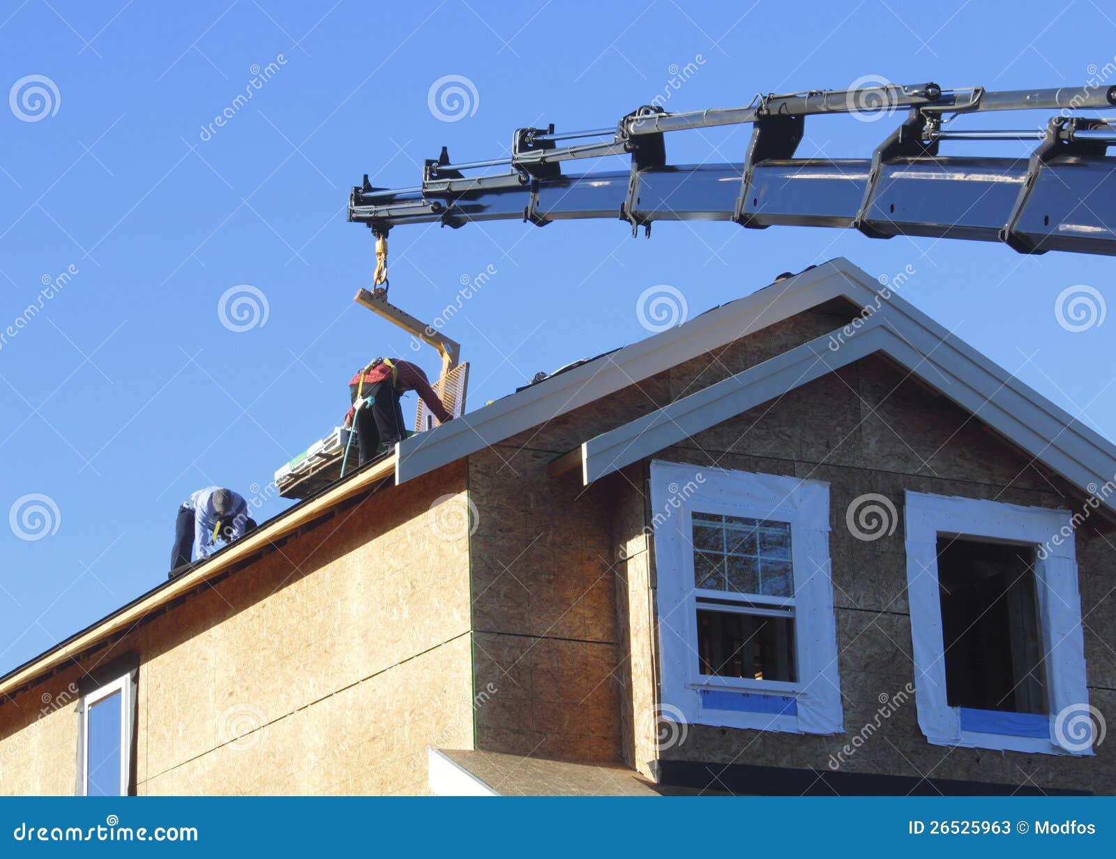 Professional Roofing stock image. Image of contractors - 26525963