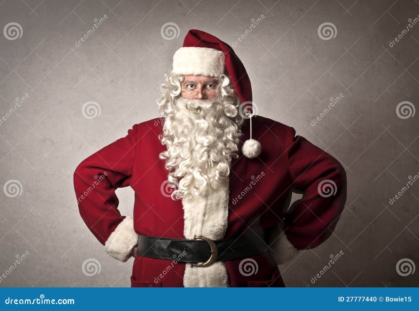 Professional Santa Claus stock photo. Image of portrait - 27777440