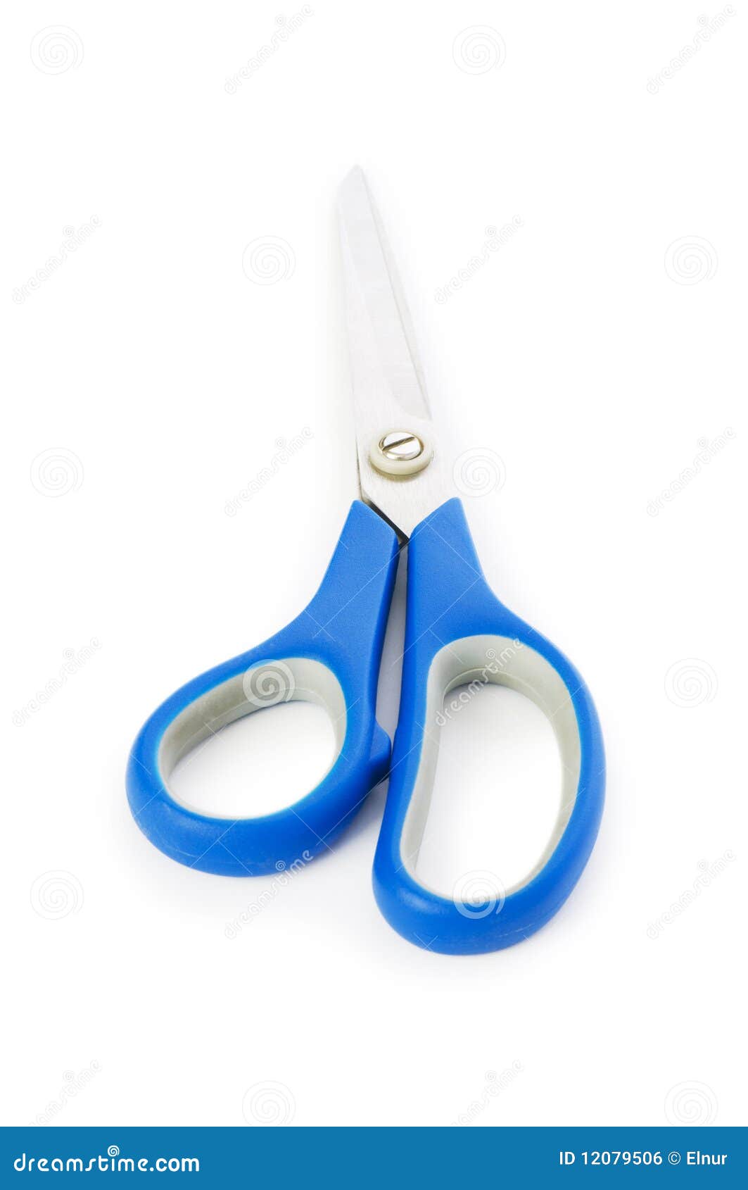 Professional Scissors Isolated on the White Stock Photo - Image of ...