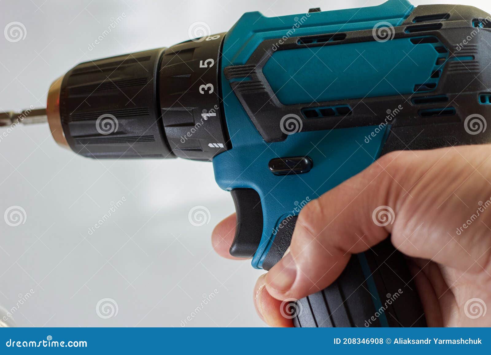 Professional Screwdriver for Work. Driver for Screwing Screws Stock ...