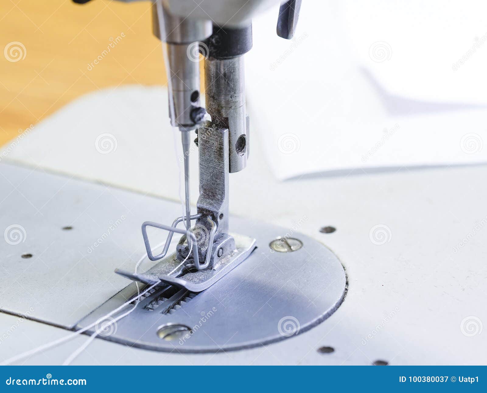 Professional Sewing Machine Stock Image - Image of satin, seamstress ...