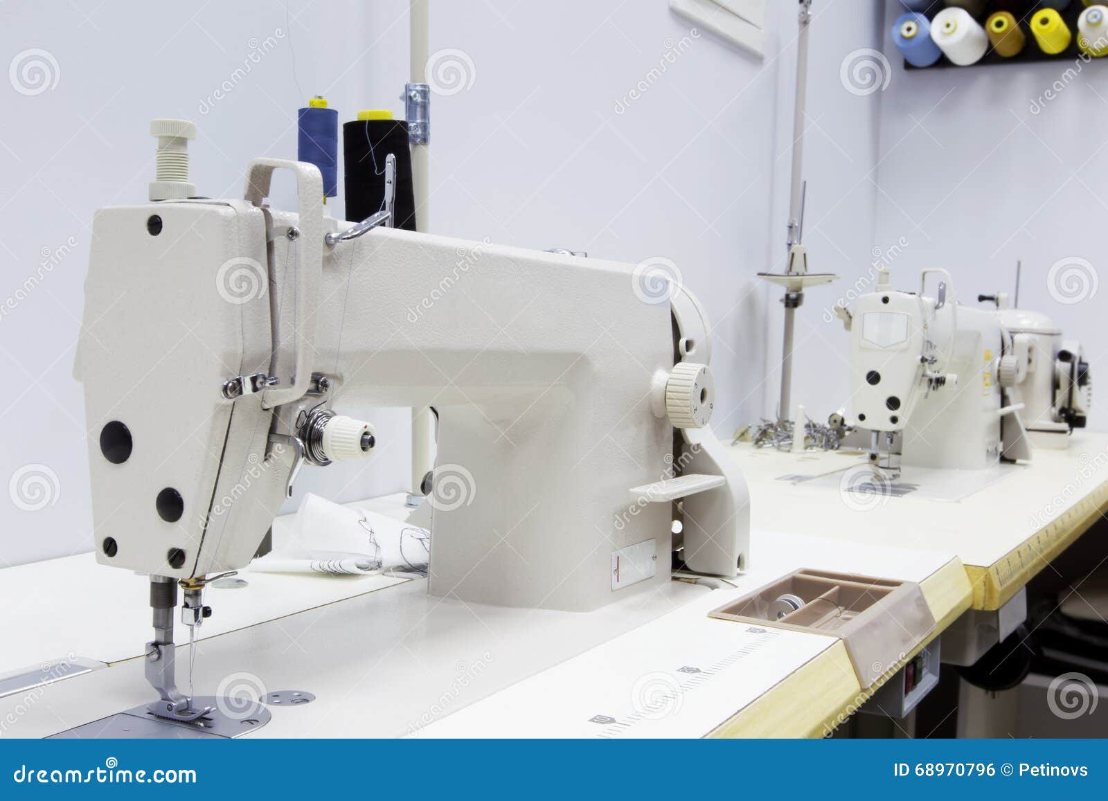 Professional Sewing Machine Stock Photo - Image of satin, mending: 68970796