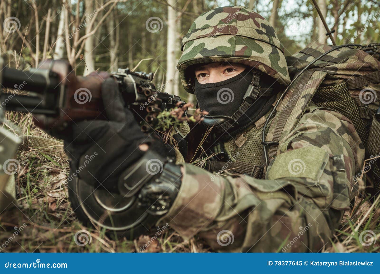 Professional Sharpshooter in Action Stock Image - Image of sharpshooter ...