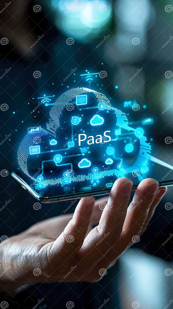 Professional Showcasing Cloud Computing Concept of Platform As a ...