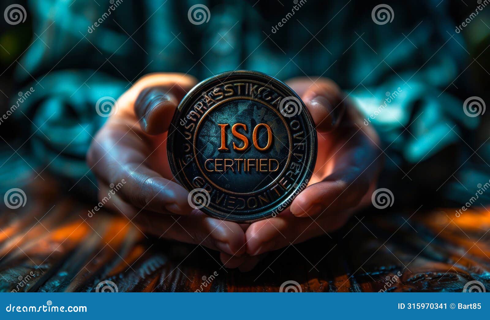 Professional Showcasing ISO Certification Emblem As a Commitment To ...