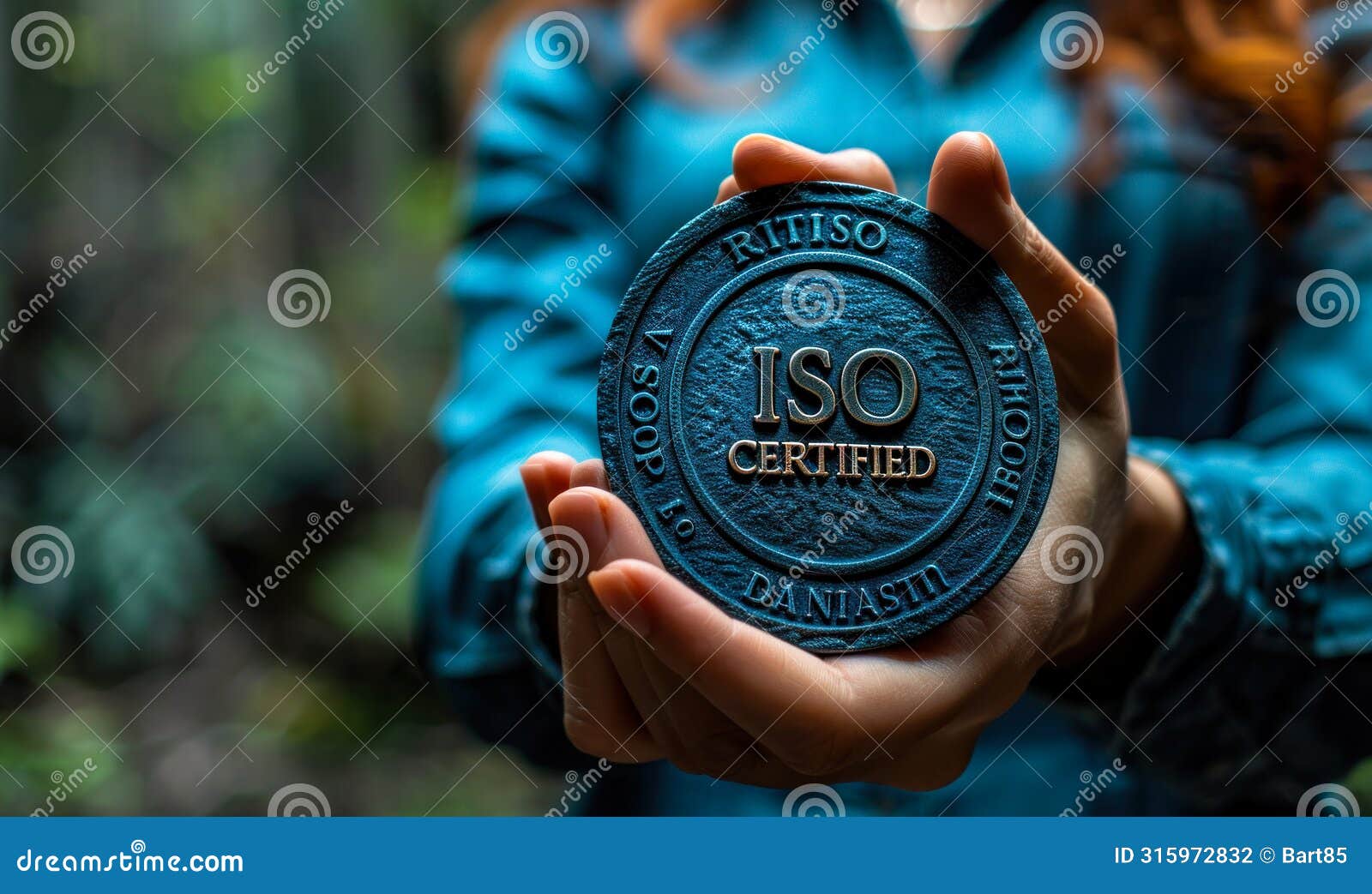 Professional Showcasing ISO Certification Emblem As a Commitment To International Standards of ...