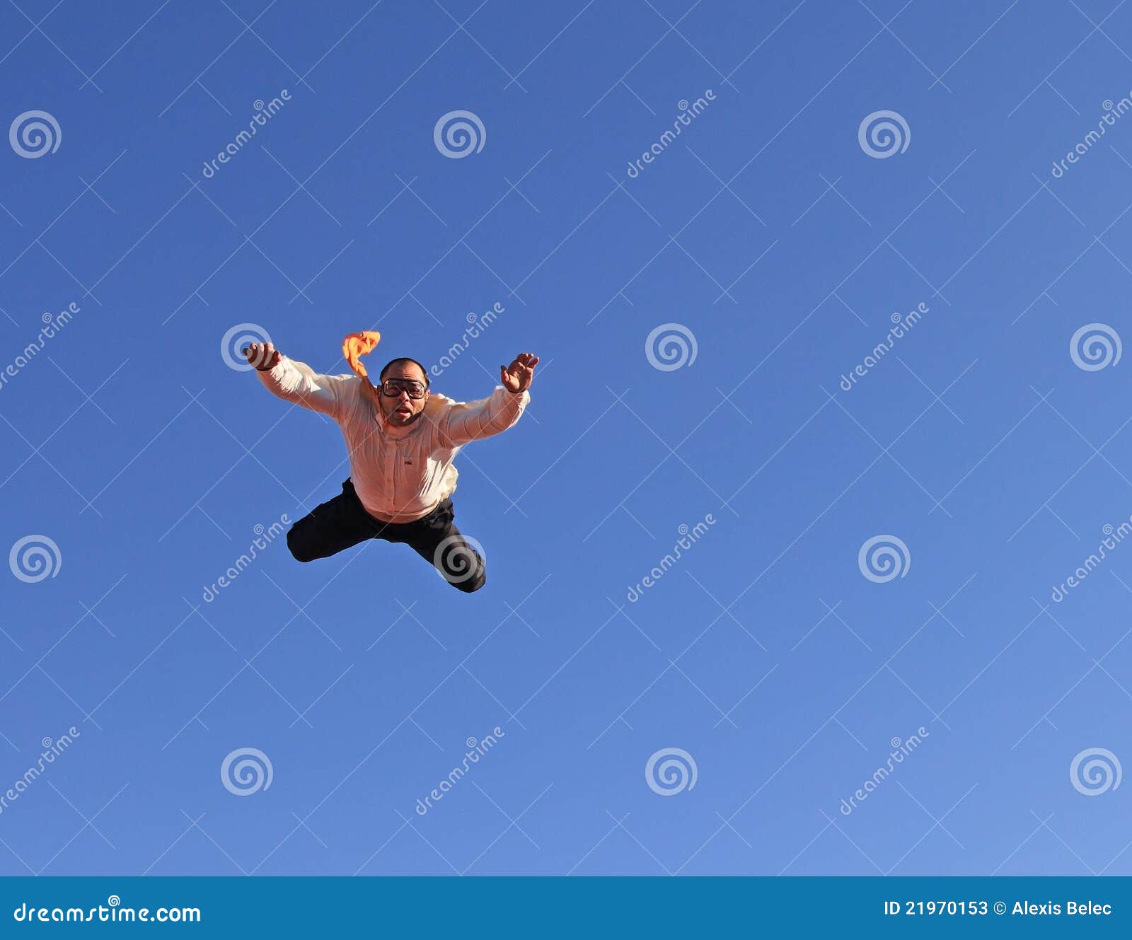 Professional skydiver stock image. Image of jump, blue - 21970153