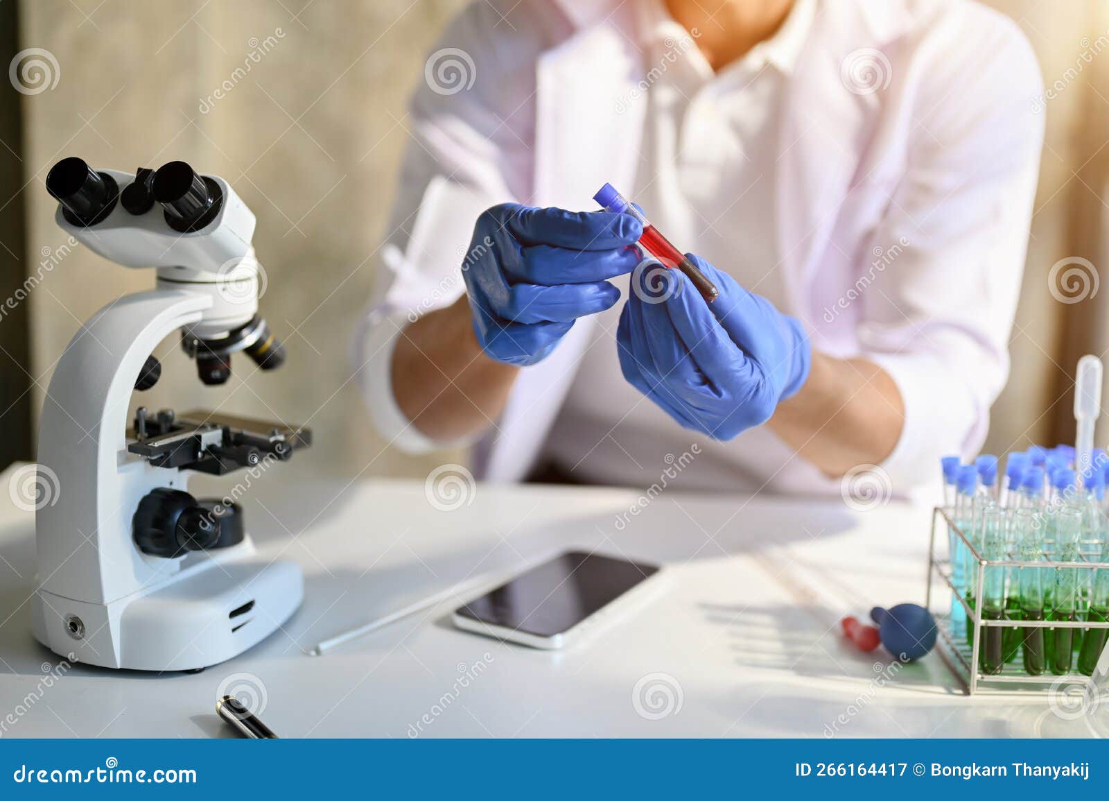 Professional Male Scientist or Chemist Working in the Laboratory ...