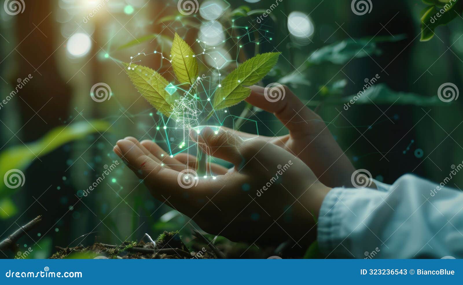 Professional Smart Scientist Researching about Environmental Problems ...