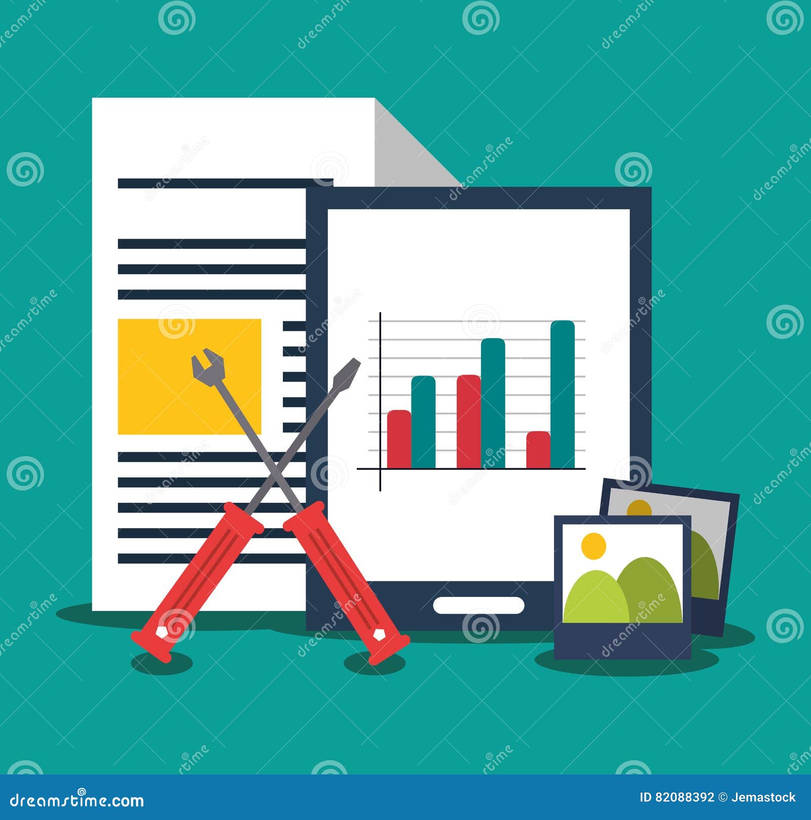 Professional Solution Technology Design Stock Vector - Illustration of ...