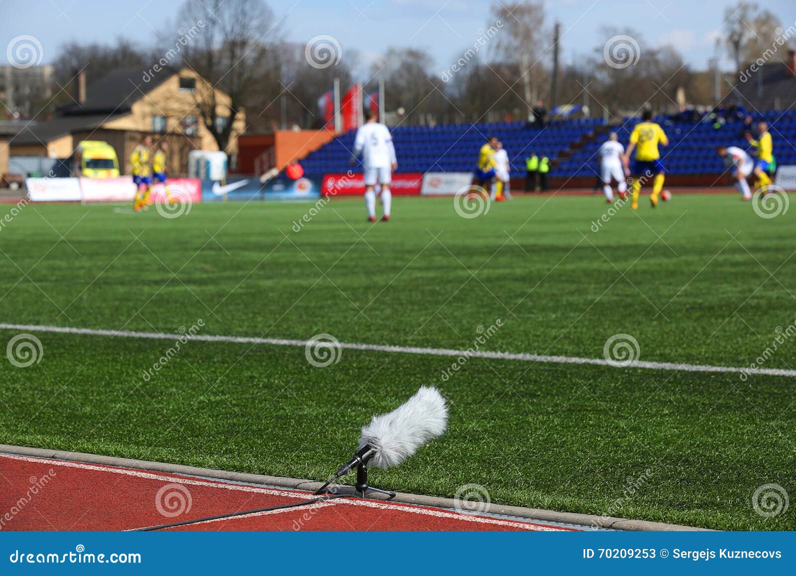 Professional Sport Microphone Stock Image - Image of communication ...