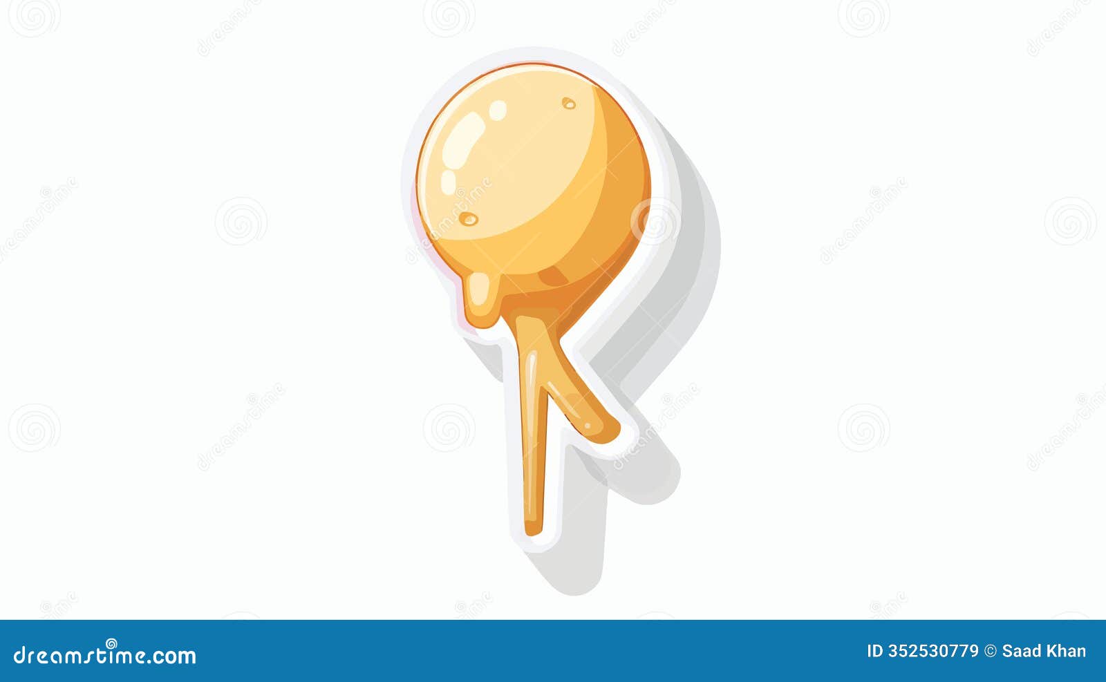 Professional Sticky Symbol Vector Illustration for Advertising and ...