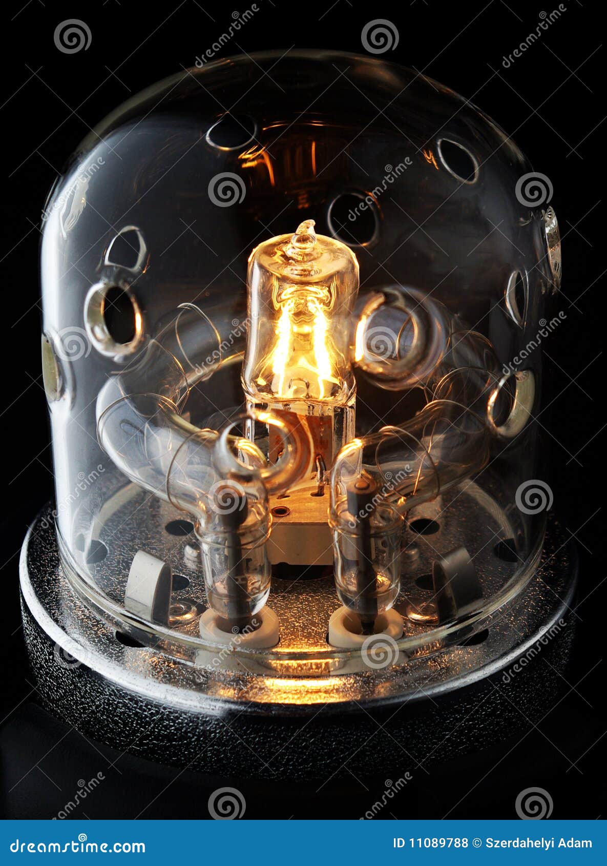 Professional Studio Flash Bulb Stock Photo - Image of illuminated ...