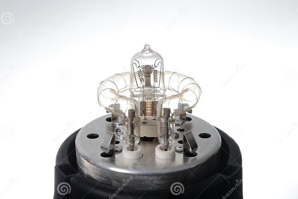 Professional Studio Flash Bulb Stock Image - Image of illuminated ...