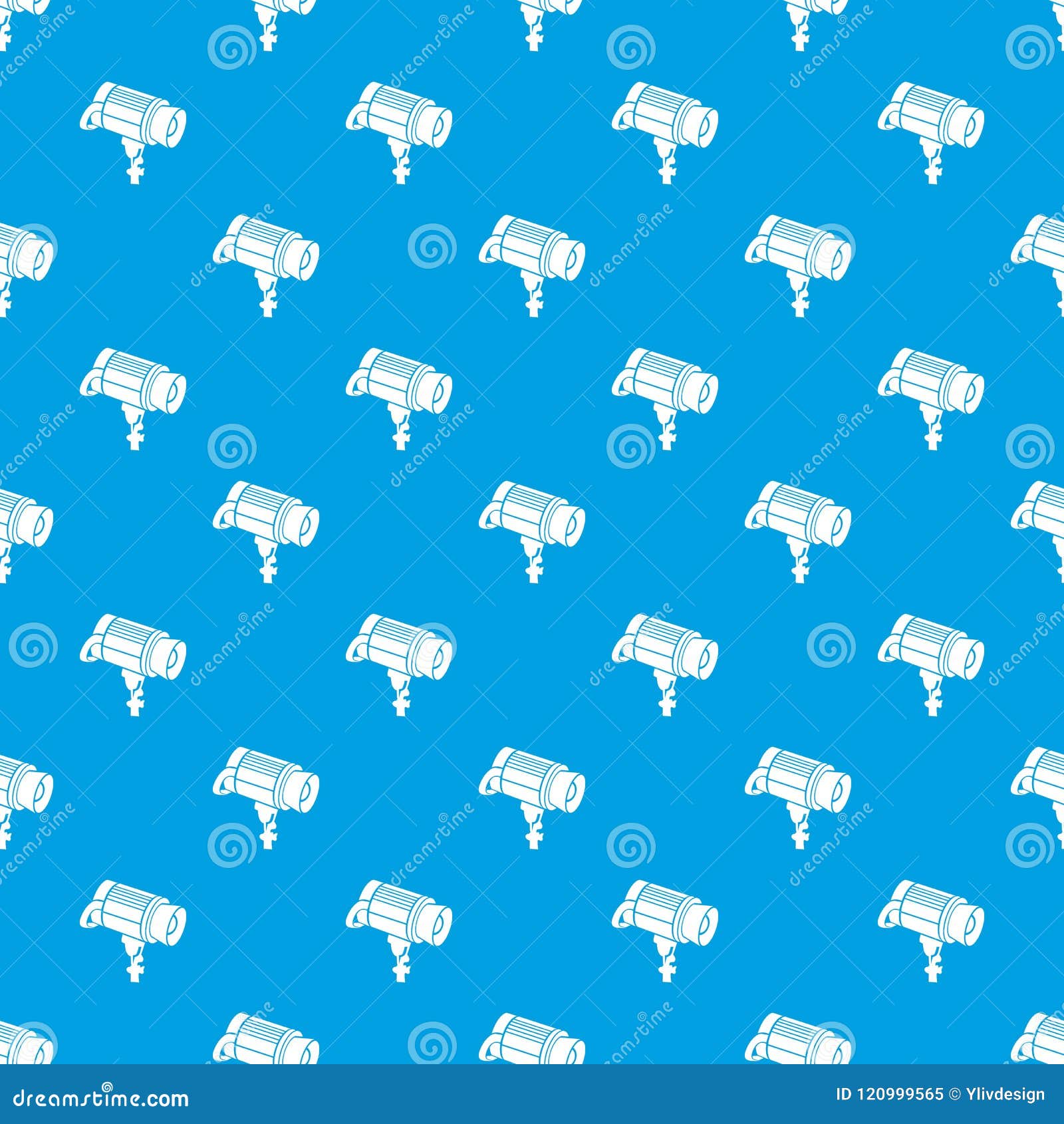 Professional Studio Flash Pattern Vector Seamless Blue Stock Vector ...
