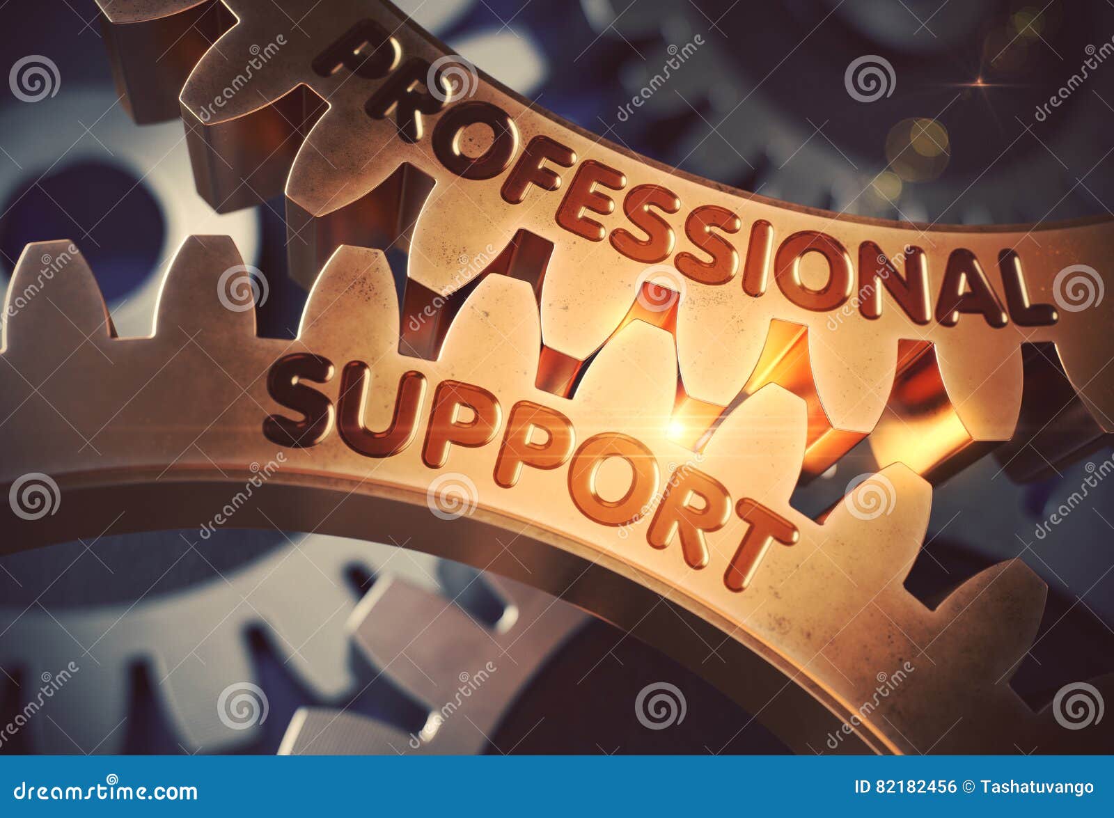 Professional Support. 3D. stock illustration. Illustration of support ...