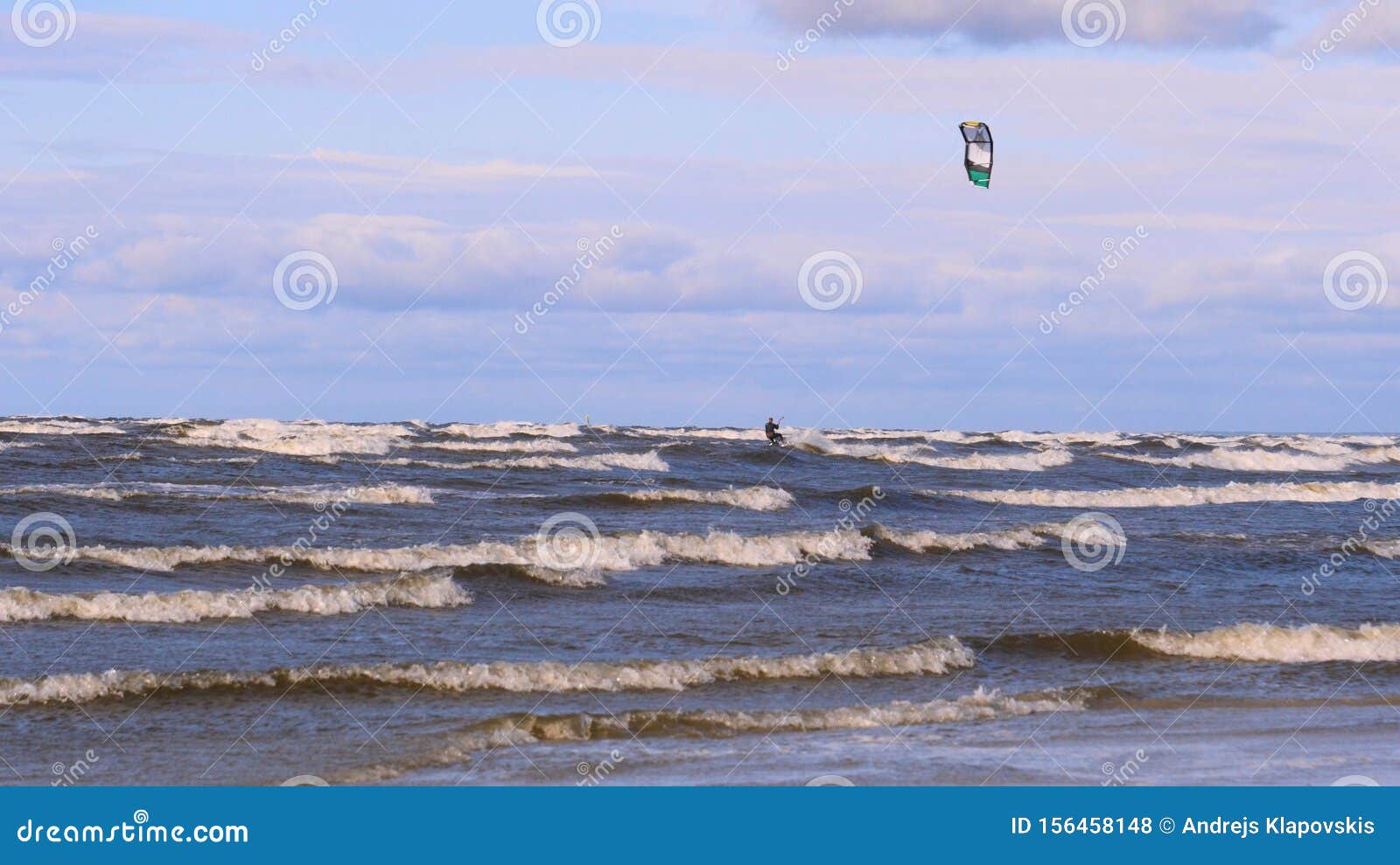 Professional Surfer in the Wind Preparing the Wind in the Sea To the ...