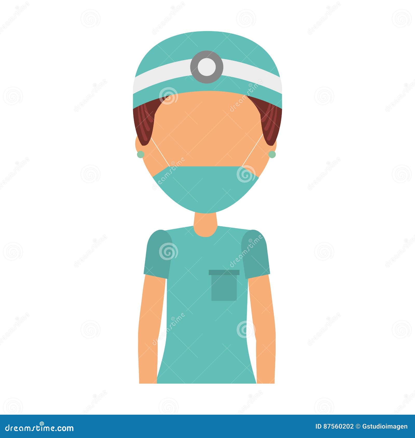 Professional Surgeon Avatar Character Stock Vector - Illustration of ...