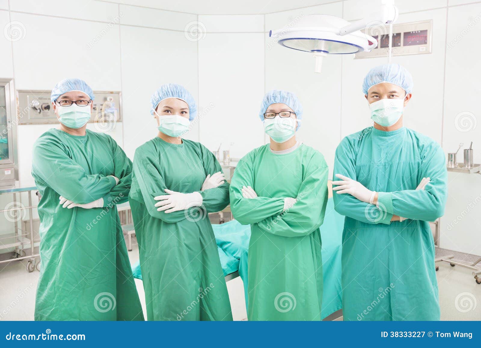 Professional Surgeon Teams Standing in a Surgical Room Stock Image ...