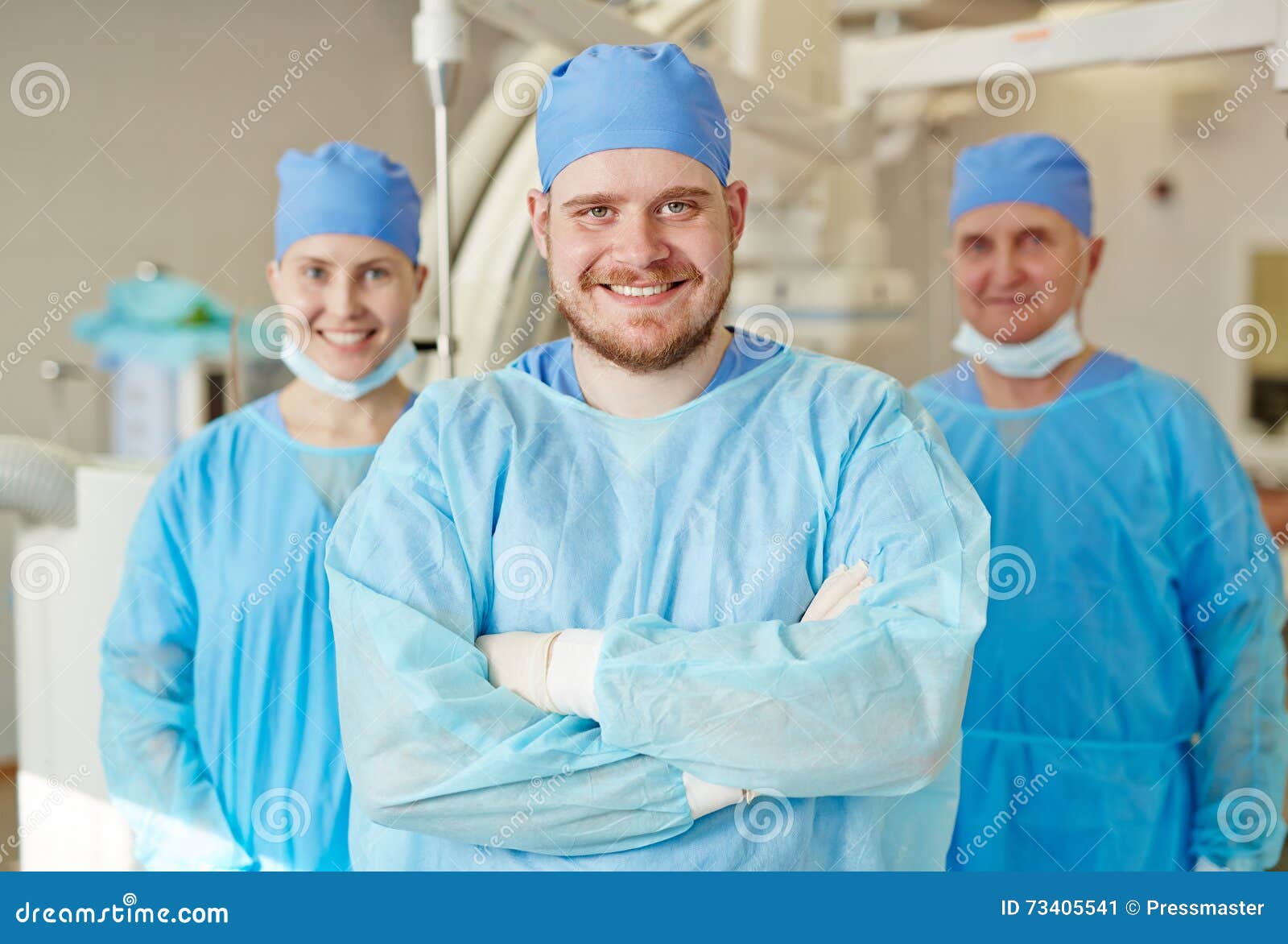 Professional surgeons stock image. Image of scrubs, senior - 73405541