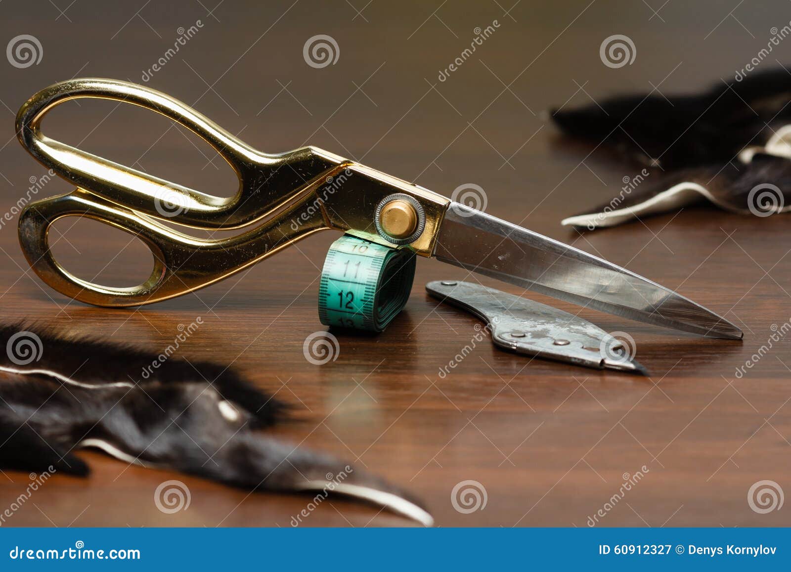 Professional Tailor S Tools for Cutting and Sewing Stock Image - Image ...