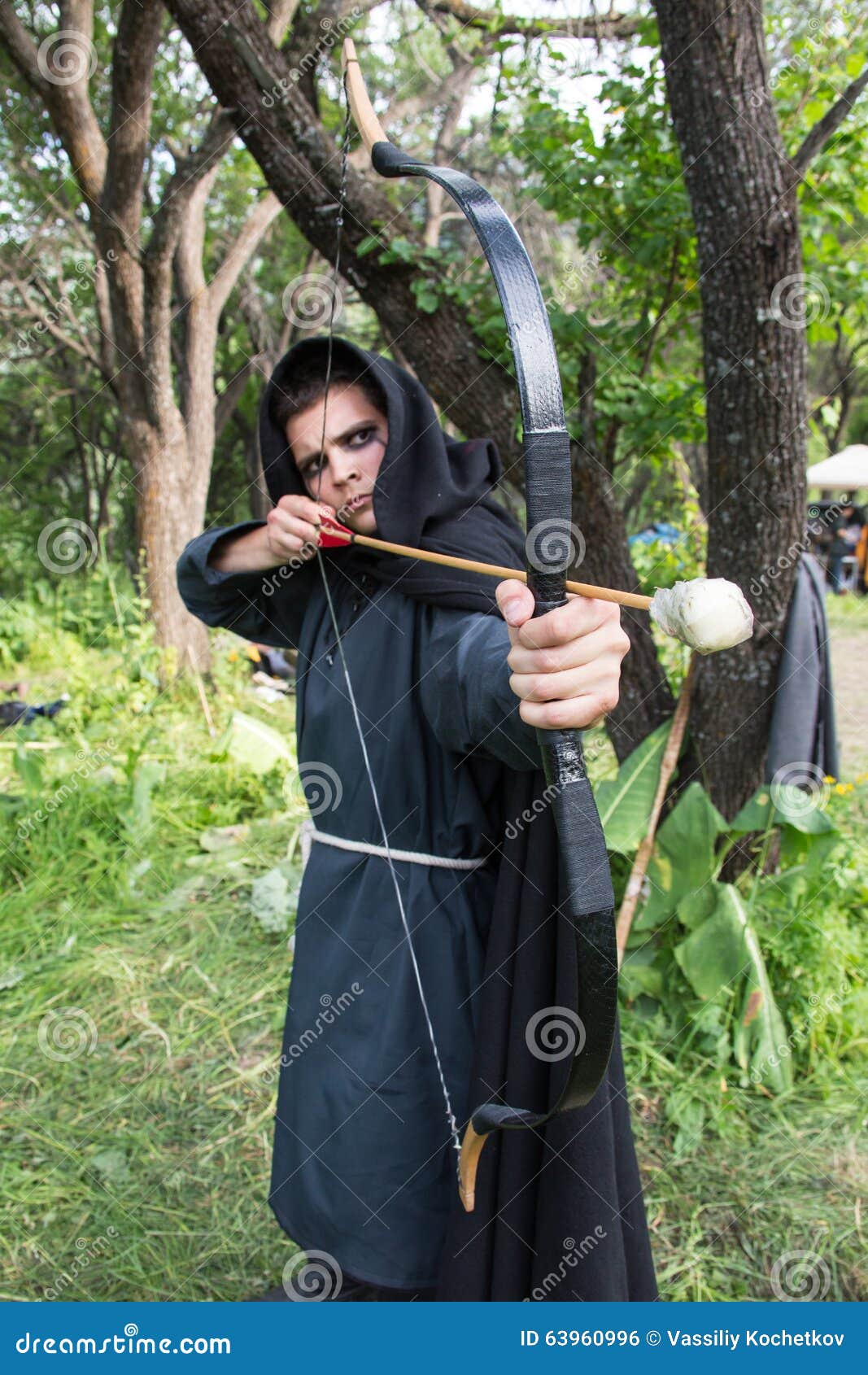 Professional Target Archery, Hunting in the Forest Stock Photo - Image ...