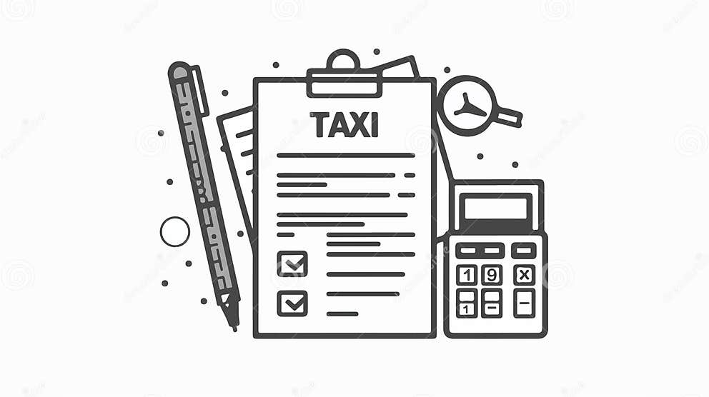 Professional Tax Form Document Signing Icon Vector Stock Vector ...